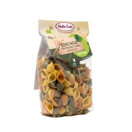 Conchiglie Tricolori con Pomodoro e Spinaci Dalla Costa 400 G
