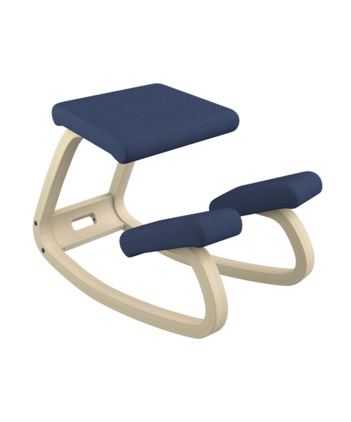 Sedia Ergonomica Variable Balans Varier Grigio Scuro e Laccato Nero